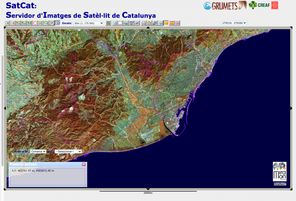 SatCat, un servidor d’imatges de satèl·lit que permet visualitzar els ...